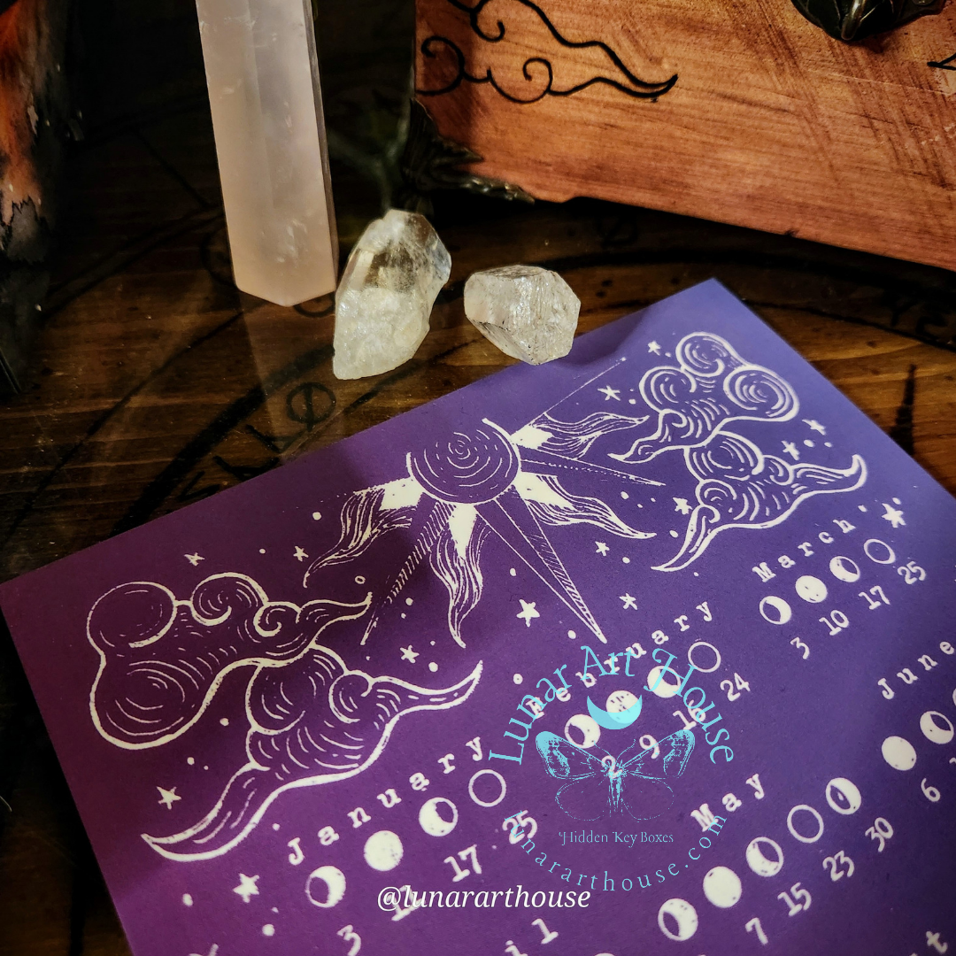 Lunar Art House Hidden Key Boxes and Art