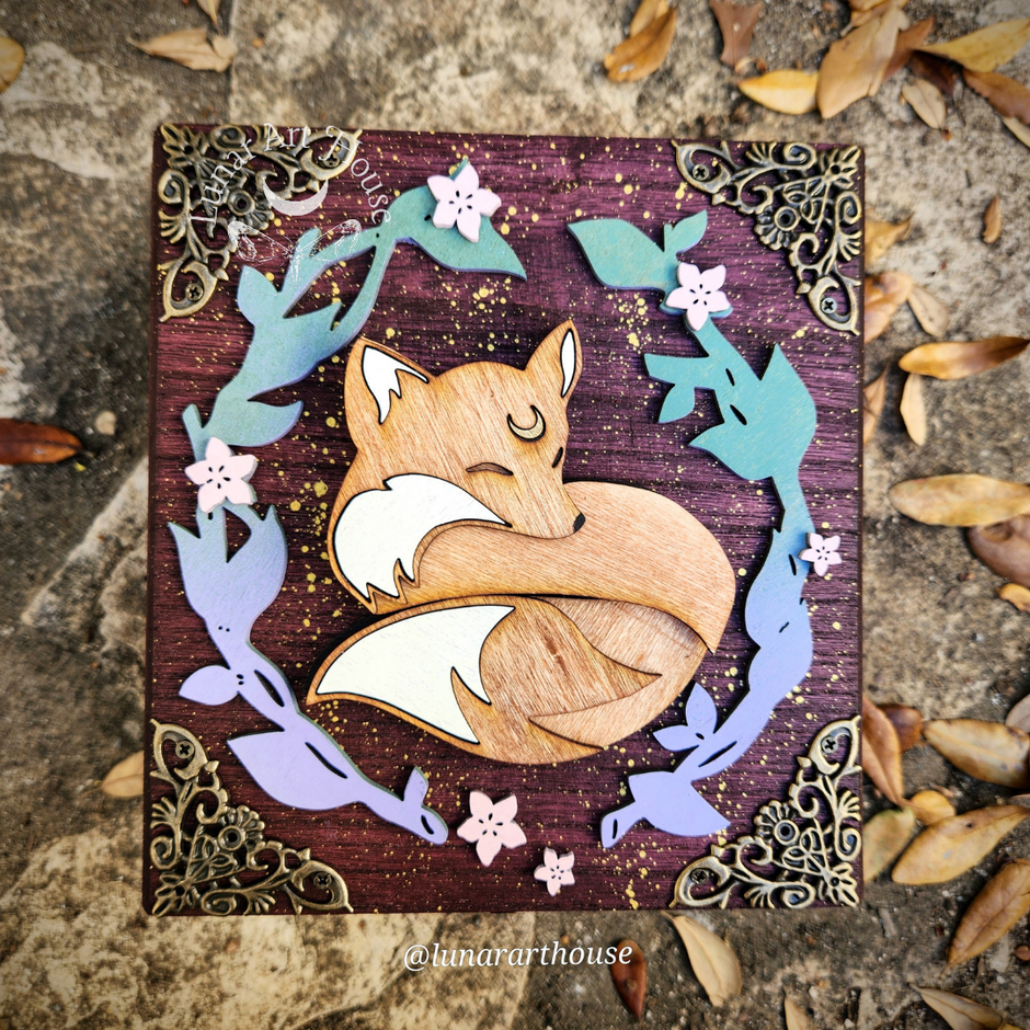 Lunar Art House Hidden Key Boxes and Art