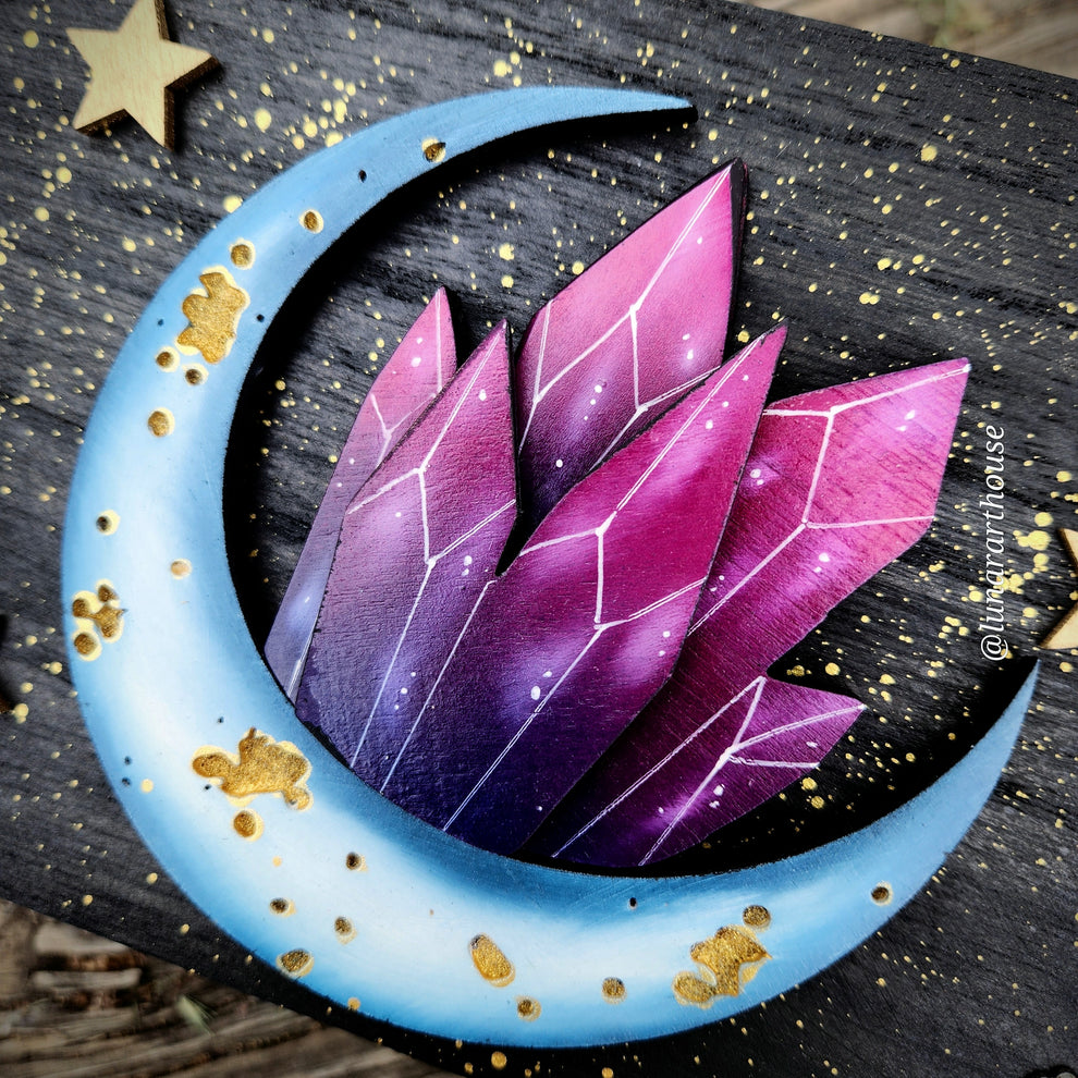 Crystal Moon Hidden Key Box™ – Lunar Art House