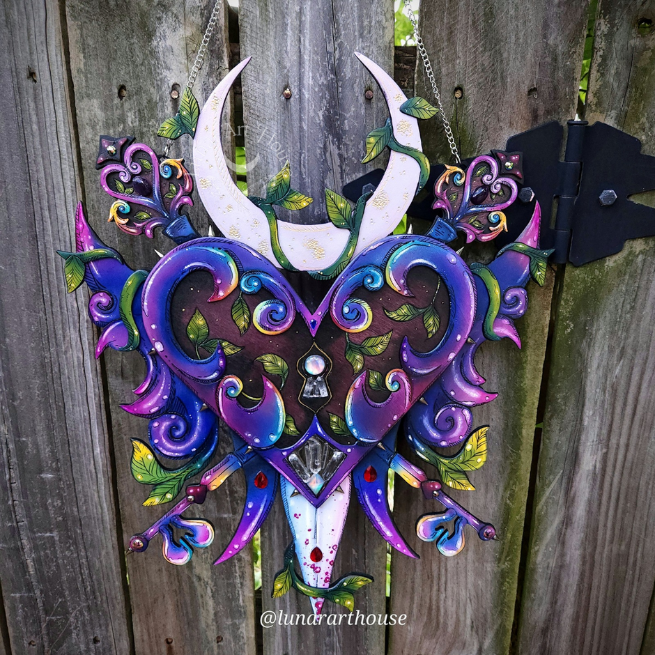 Lunar Art House Hidden Key Boxes and Art