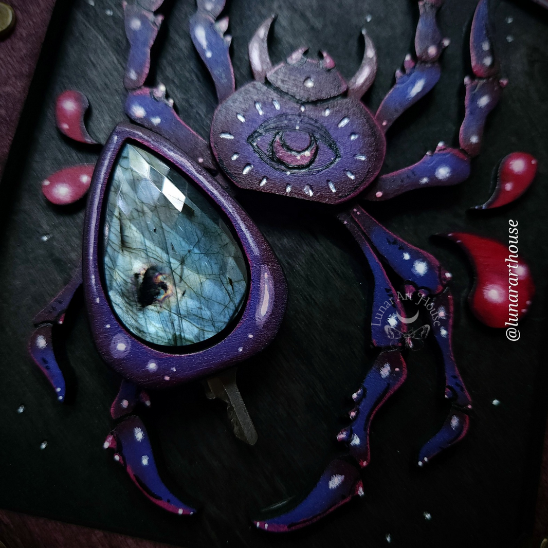 Lunar Art House Hidden Key Boxes and Art